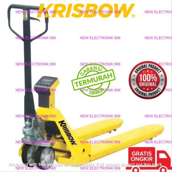 Jual KRISBOW HAND PALLET SCALE 2T 55X115 PRHPPS2055 KW0500336 | Shopee ...