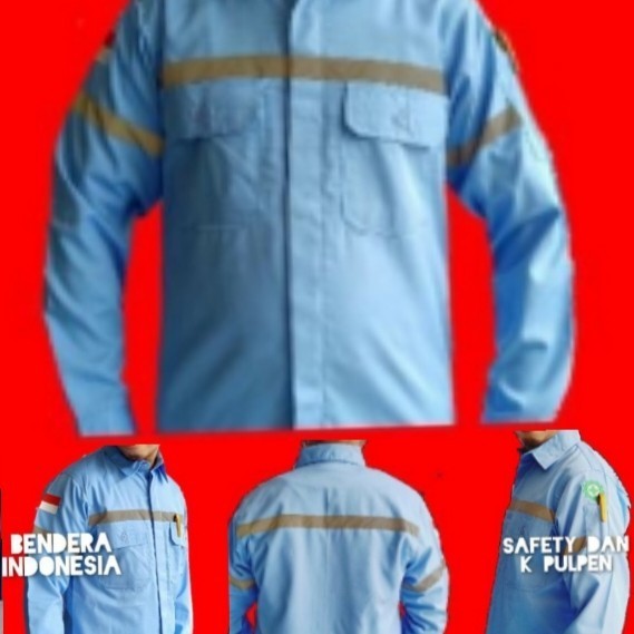 Jual SERAGAM PROYEK BAJU KEMEJA LENGAN PANJANG SCOTTLET SERAGAM WERPACK ...