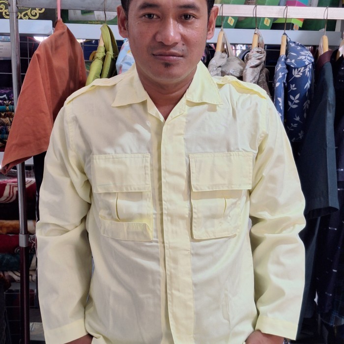 Jual Seragam Satpam Security Pdl Cream Terbaru 2023 | Shopee Indonesia