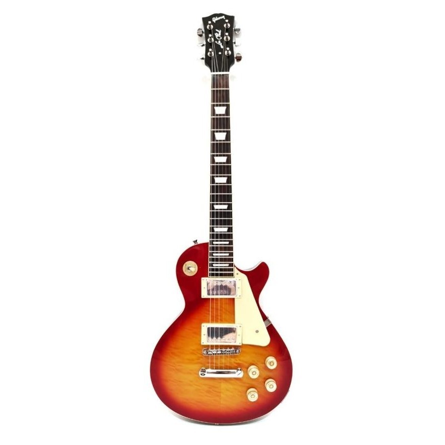 Jual Gitar Elektrik Merk Gibson Les Paul Warna Sunbrust Cherry Lespaul ...