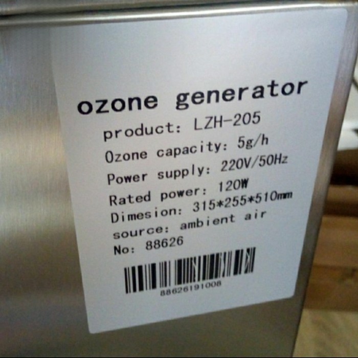 Jual Mesin Ozone Generator 5gram ( O3 ) Ozon Generator 5 gram Air Cooling -18f | Shopee Indonesia