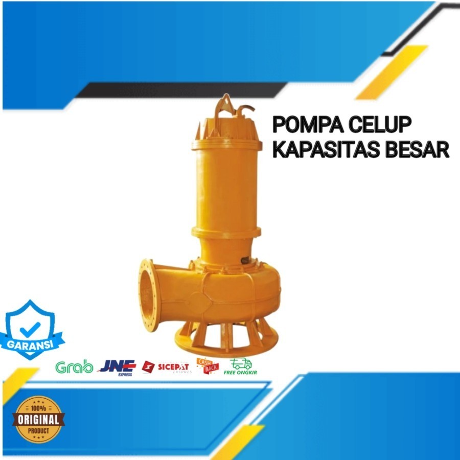 Jual Pompa Celup Kapasitas Besar Sewage Pump 200WQ300-16 2.2Kw | Shopee ...