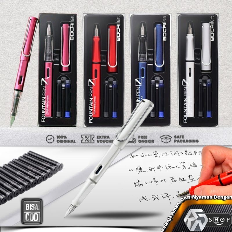 Jual Set Pena Tinta Fountain 0.38mm Kualitas Tinggi Untuk Menulis ...