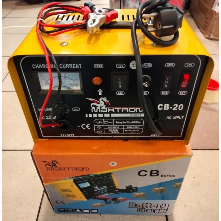 Jual BATTERY CHARGER CB20A ACCU TRAVO CAS CB-20A MAXTRON | Shopee Indonesia