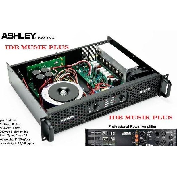 Jual Jual | New Stock Power Ampli Ashley Pa350 Pa 350 Original | Shopee ...