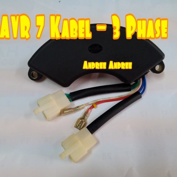 Jual Kualitas terbaik] AVR Genset Oval 7 Kabel 3 Phase - 220uF 400V ...