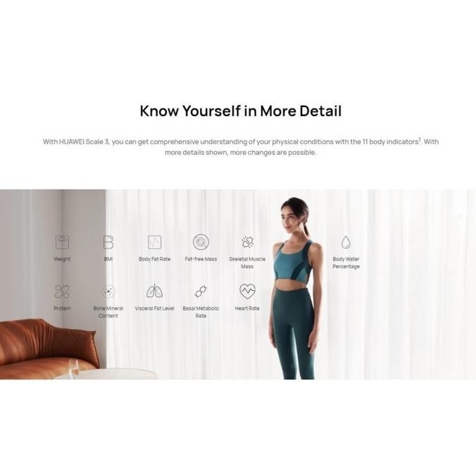 Jual Huawei Smart Body Fat Scale 3 Timbangan Badan Balance Test Digital ...
