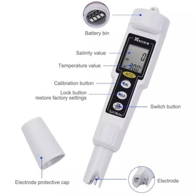 Jual Salt Meter Ct-3080 Water Quality Tester Digital Salinometer ...
