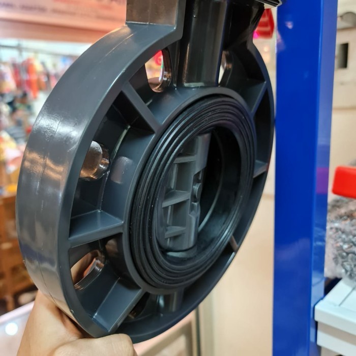Jual Butterfly Valve Pvc 4" Inch Dn100 | Shopee Indonesia