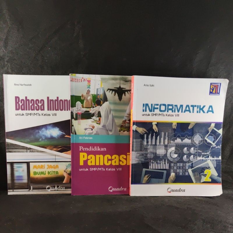 Jual Buku Bahasa Indonesia, Pendidikan Pancasila, Informatika kelas 8 ...