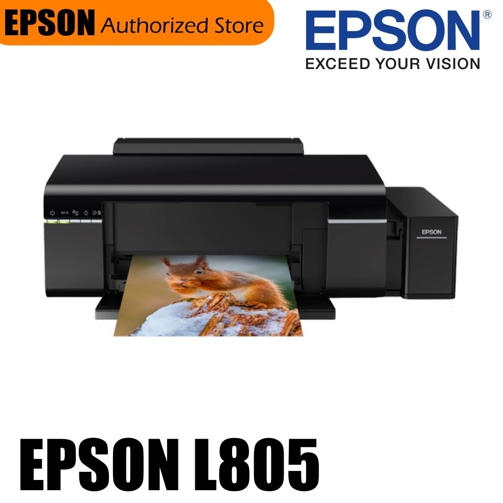 Jual Printer EPSON L805 Photo Printer 6 Color Tinta Black Cyan Magenta ...