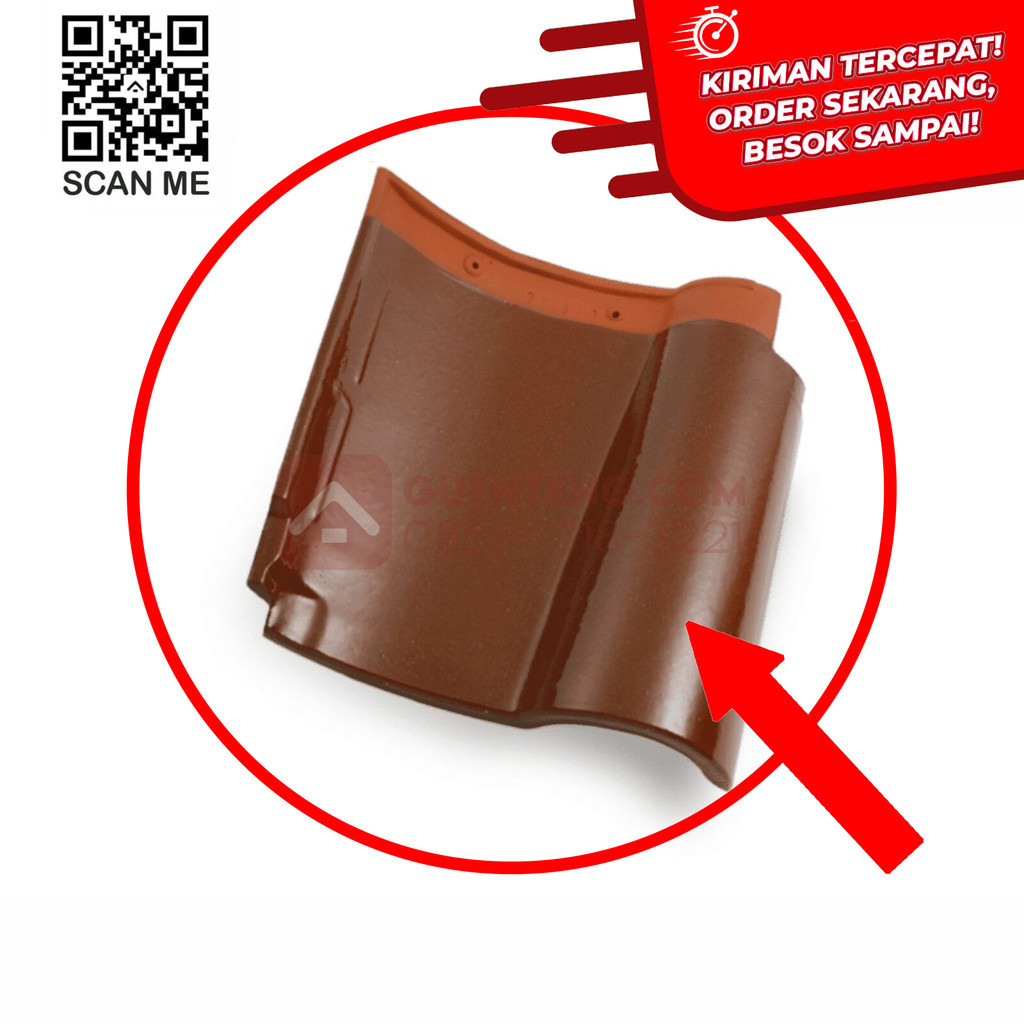 Jual Genteng Keramik Kanmuri Espanica Warna Natural Terlaris | Shopee ...