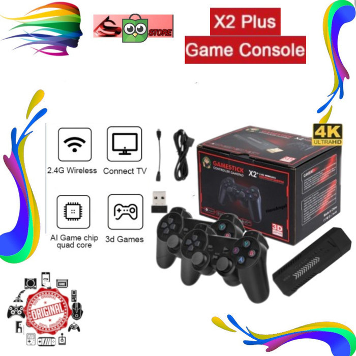 Jual Game Sti Gen 2 X2 Plus Game Console 4K Hd Wireless Gamepad Hd Tv ...