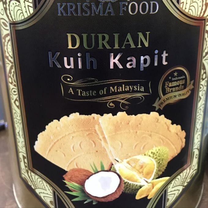Jual kuih kapit semprong Singapore rasa durian kue kering lempit ...