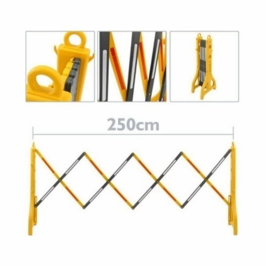 Jual Road Barrier Lipat Pembatas Jalan / Retractable Road Barrier ...
