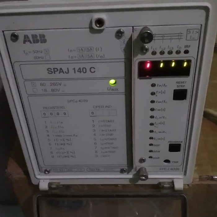 Jual Abb Relay Spaj 140 C Abb Relays Overcurrent And Earth-Fault ...