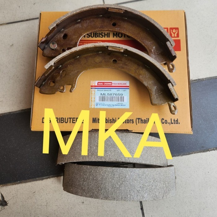 Jual BRAKE SHOE KAMPAS REM BELAKANG L300 DIESEL KUDA ML587659 OEM | Shopee Indonesia