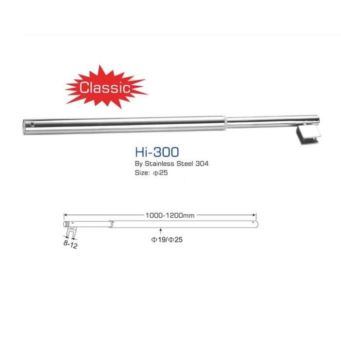 Jual Reinforcement Shower Bar Stabilizer Pipa Penguat Kaca Shower ...