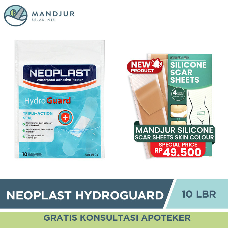 Jual Neoplast Hydroguard 10 Lembar - Plester Luka Transparan | Shopee ...