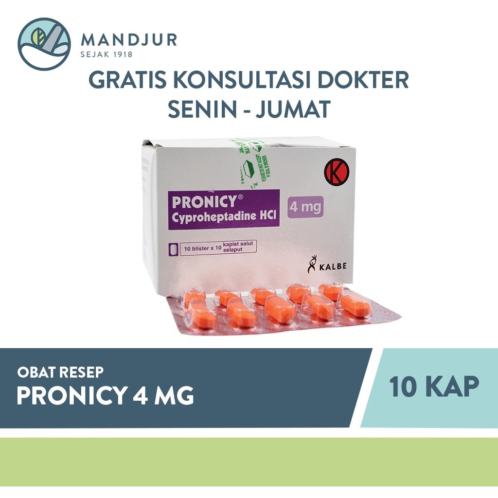 Jual Pronicy 4 mg 10 Kaplet | Shopee Indonesia