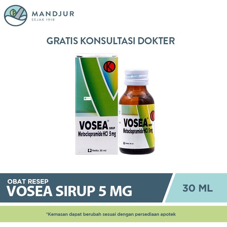 Jual Vosea Sirup 30 ml | Shopee Indonesia