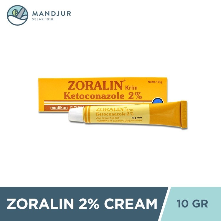 Jual Zoralin 2% Cream 10 g - Salep Gatal Anti Jamur Eksim | Shopee ...