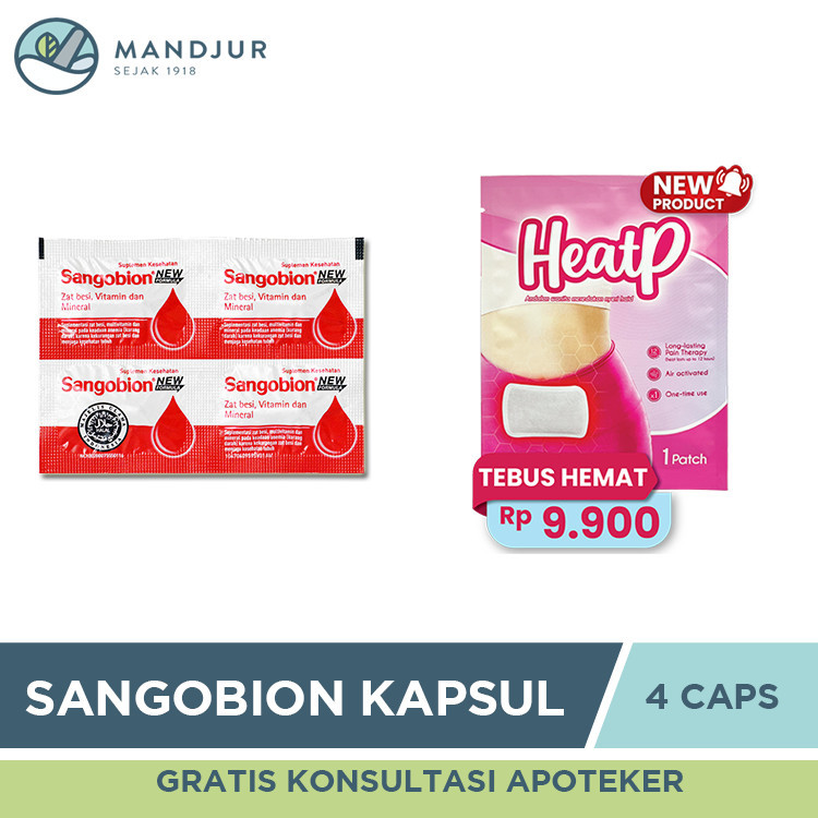 Jual Sangobion Strip 4 Kapsul - Obat Penambah Darah dan Anemia | Shopee Indonesia