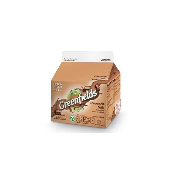Jual GREENFIELDS CHOCO MILK 200ML | Shopee Indonesia