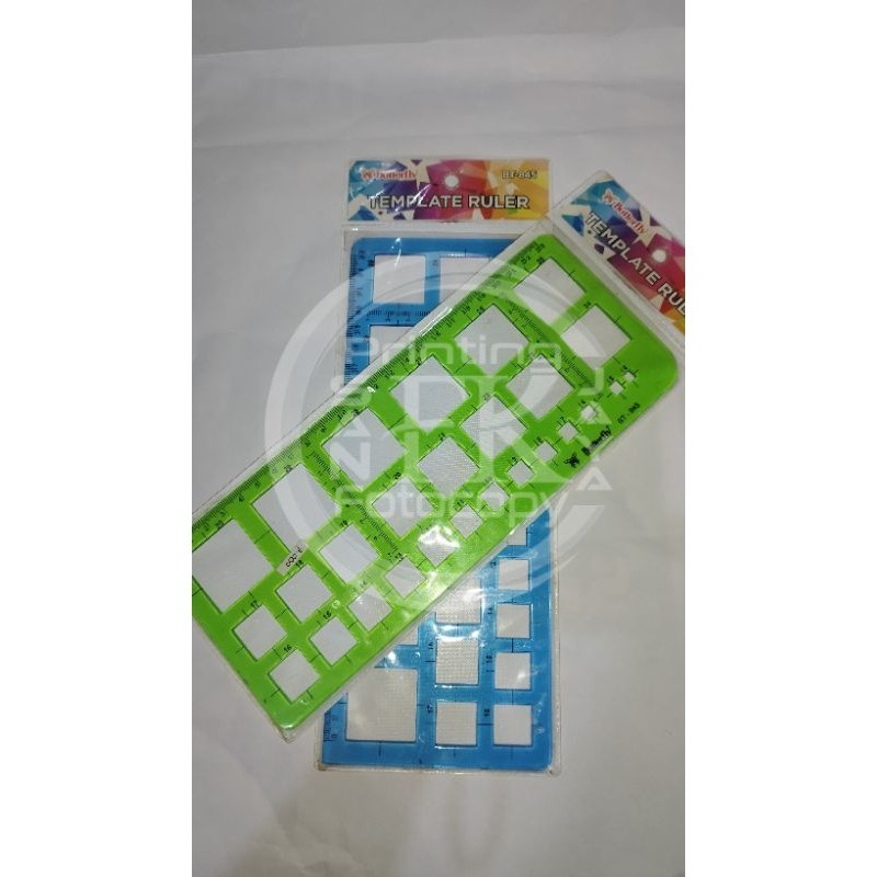 Jual template Ruler Penggaris Pola Bentuk kotak dan Lingkaran | Shopee ...