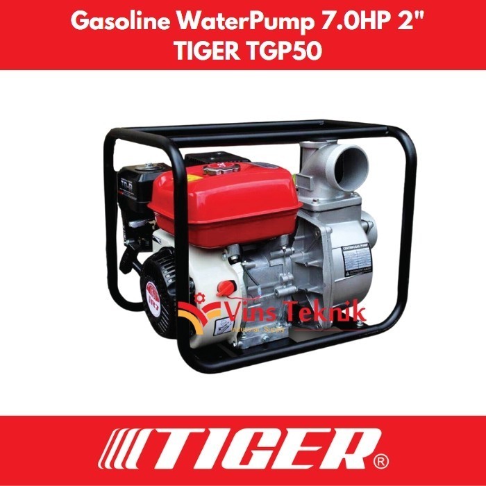 Jual Mesin Pompa Air Bensin 2 inch Pompa irigasi Alkon TGP 50 TIGER TGP50 | Shopee Indonesia