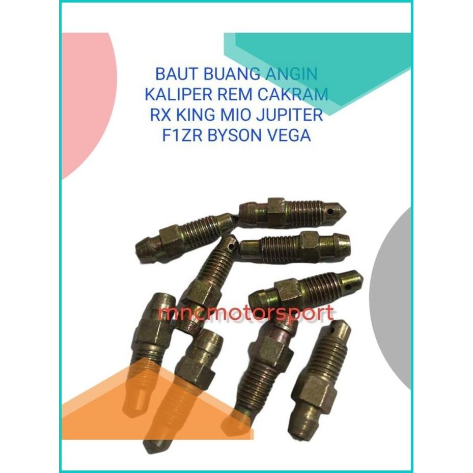Jual BAUT NEPEL BUANG ANGIN KALIPER CAKRAM RX KING F1ZR JUPITER VEGA ...