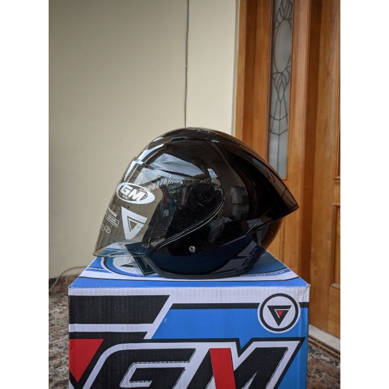 Jual HELM GM G1 SOLID ORIGINAL PRODUK FULL WARNA | Shopee Indonesia