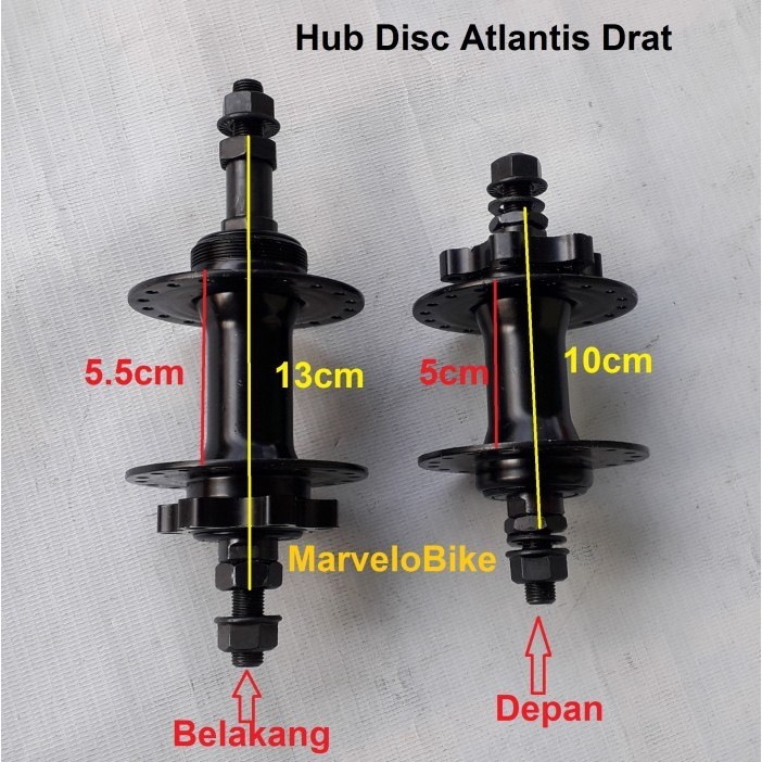 Jual HUB FREEHUB SEPEDA LIPAT MTB ATLANTIS 36 HOLE DISCBRAKE DRAT ULIR ...
