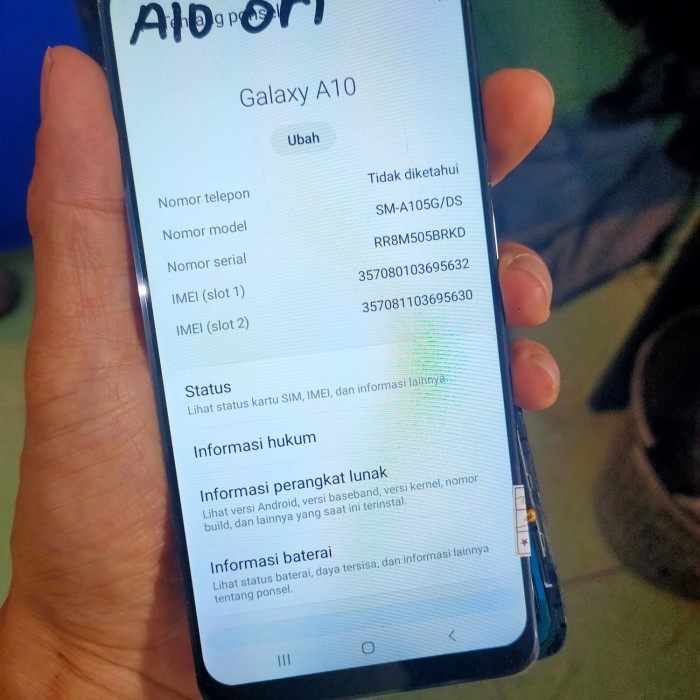 Jual Mesin samsung a10 normal mesin a105g normal mesin samsung a10 ...