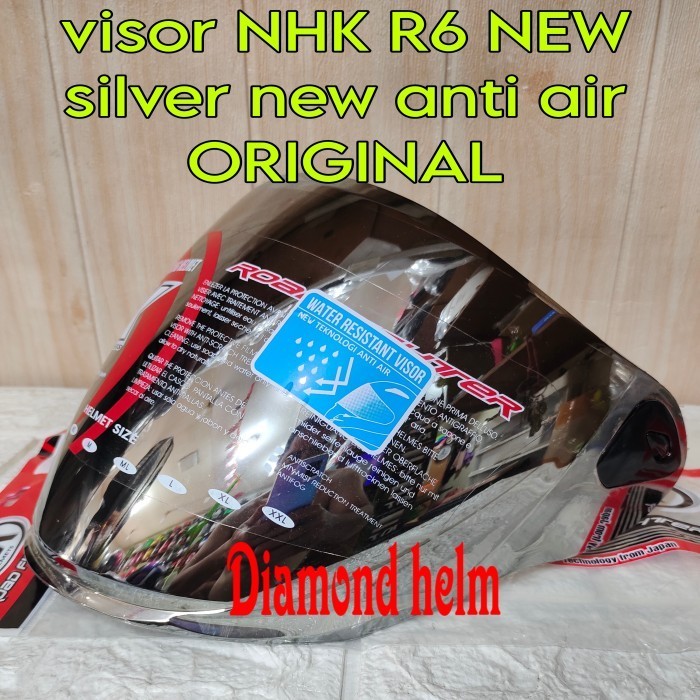 Jual KACA HELM VISOR NHK R6 ANTI AIR | Shopee Indonesia