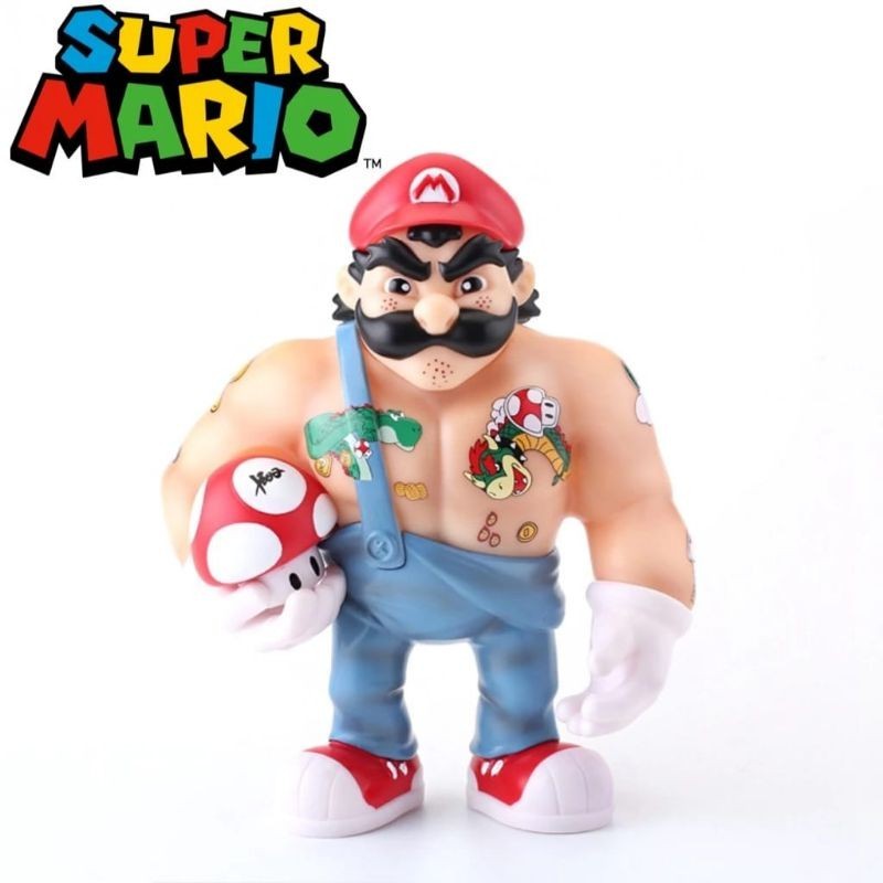 Jual action Figure super Mario Bros muscle | Shopee Indonesia