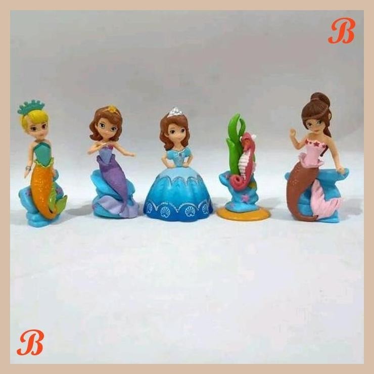 Jual | RTY | FIGURE SET PUTRI DUYUNG MERMAID PRINCESS SOFIA ATAU TOPPER ...