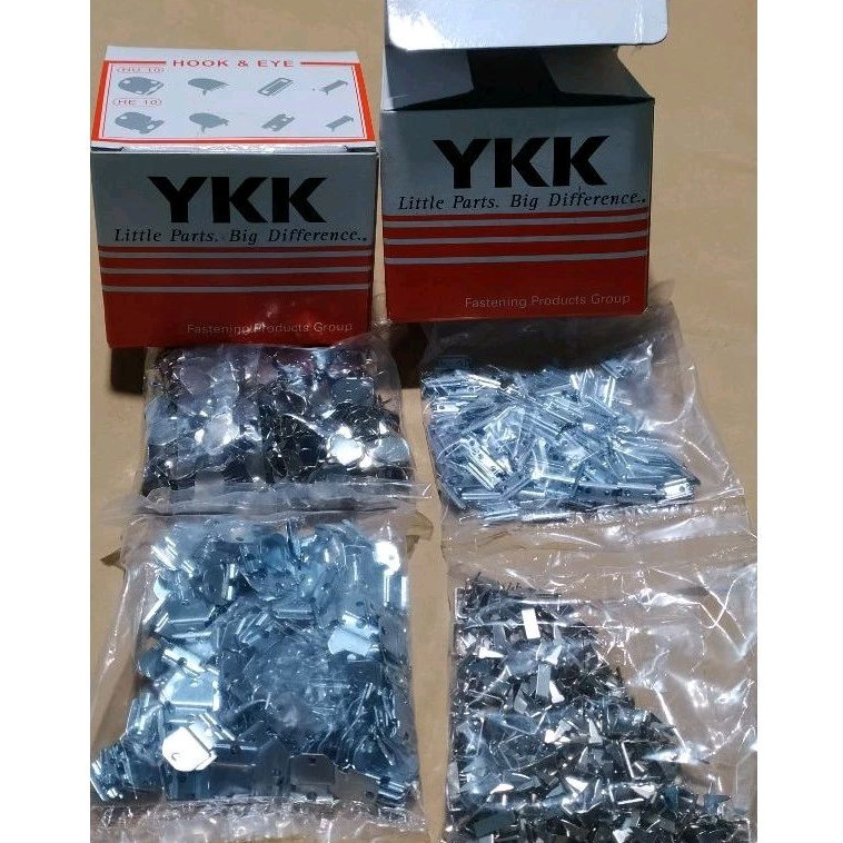 Jual Hak Tanam YKK He 2 Gross Kancing Kait 288 Set Hook and Eye ...