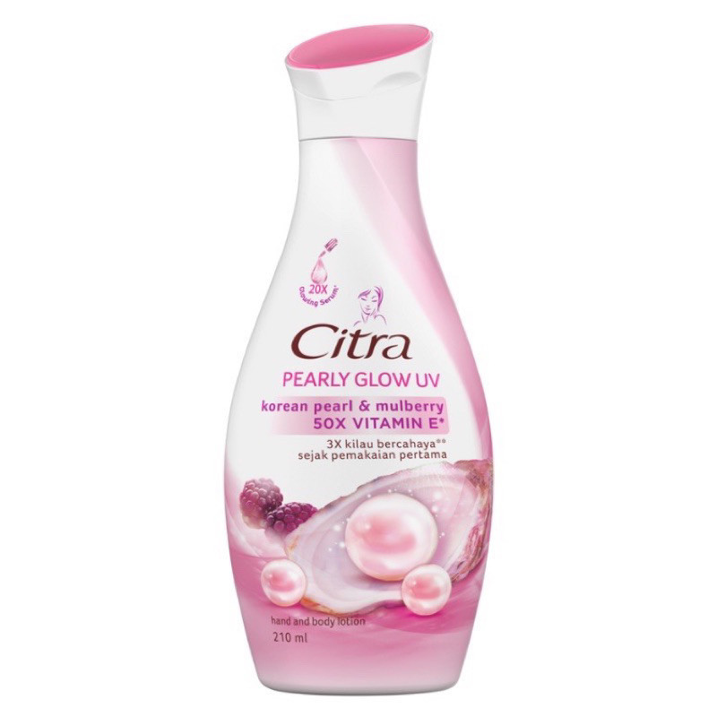 Jual Citra Hand Body Lotion Pearly White UV 60 ml | Shopee Indonesia
