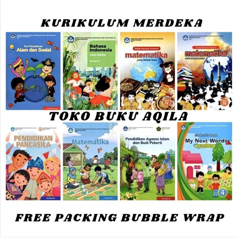 Jual Buku Paket Kurikulum Merdeka Kelas 4 SD/MI KEMENDIKBUD ( DIKNAS ) ORIGINAL | Shopee Indonesia