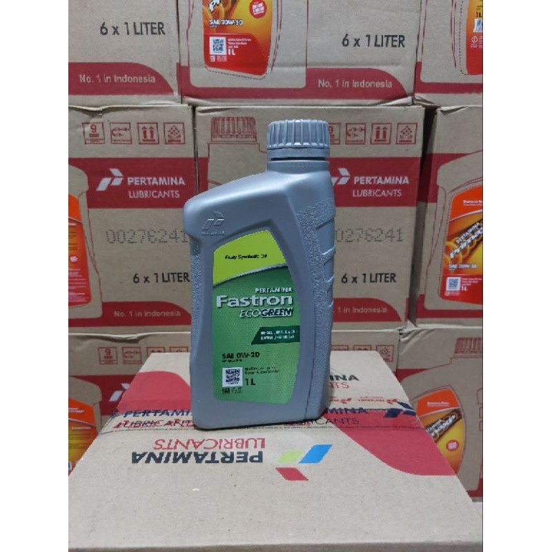 Jual Oli Mesin Fastron Eco Green SAE 0W-20 1 liter | Shopee Indonesia