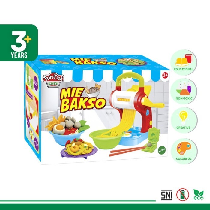 Jual Fundoh Mie Bakso Play Doh Playdoh Fun Doh Ice | Shopee Indonesia