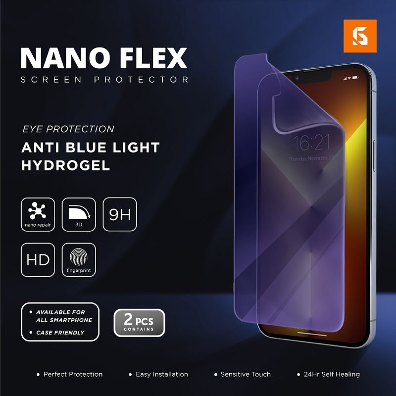 Jual Gsol Nano Flex Anti Uv Blue Ray Screen Protector Semua Tipe ...
