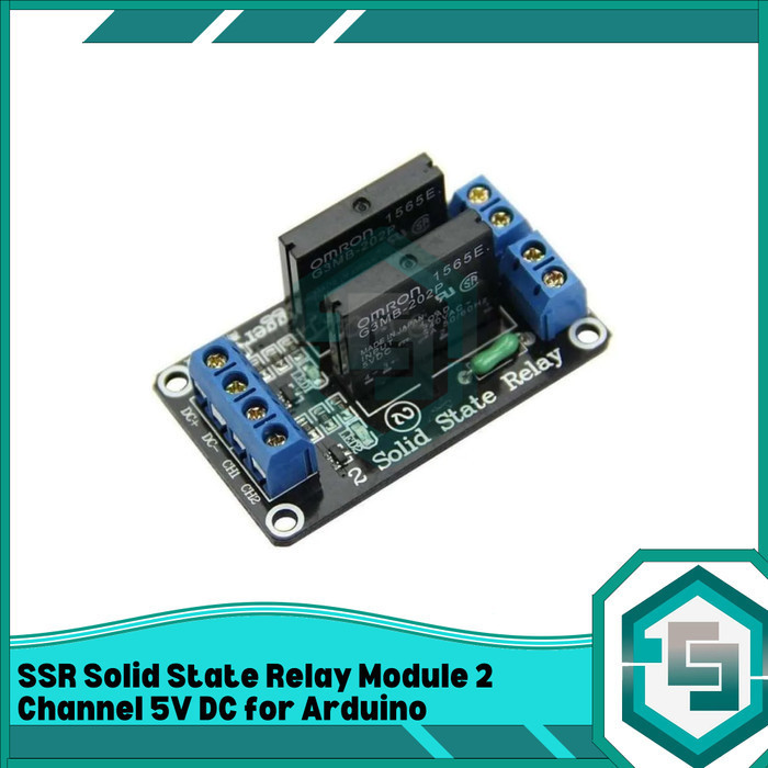 Jual SSR SOLID STATE RELAY MODULE 2 CHANNEL 5V DC FOR ARDUINO | Shopee ...