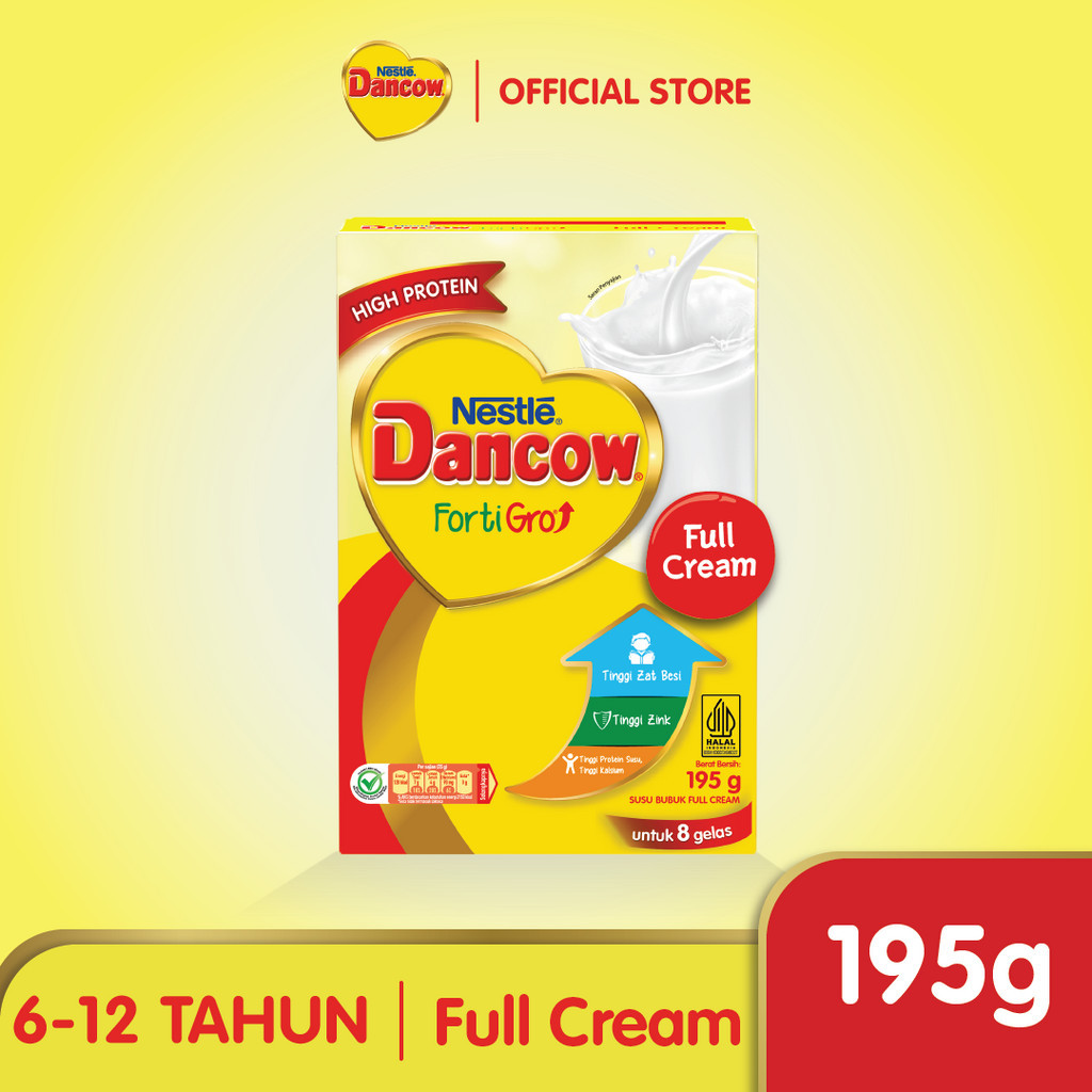 Jual DANCOW FortiGro Full Cream 195g | Shopee Indonesia