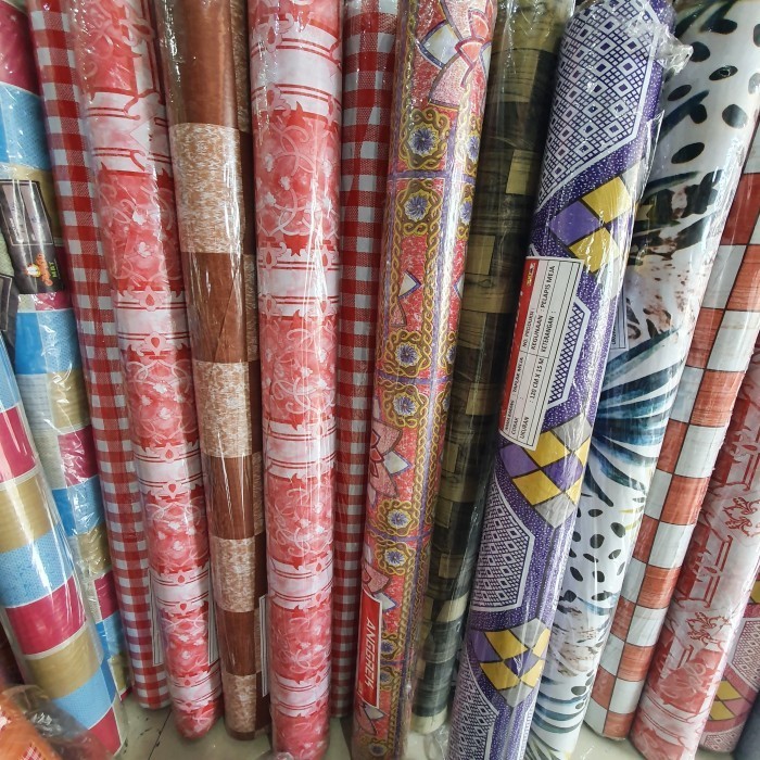 Jual Karpet Plastik Lantai Vinyl Meteran Taplak Meja Panjang 50Cm Lebar 120 | Shopee Indonesia