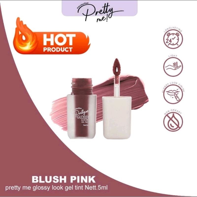 Jual Marshwillow Pretty Me Glossy Look Gel Tint By Natasha Wilona | Shopee Indonesia