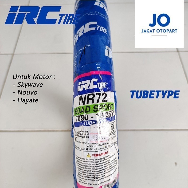 Jual JAGAT Ban skywave nouvo IRC NR72 70 90 16 tubetype | Shopee Indonesia