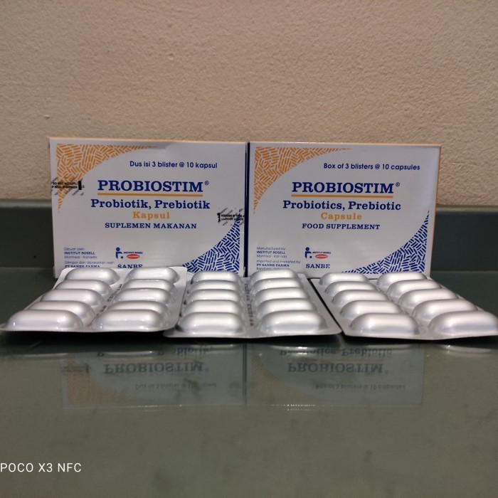 Jual Probiostim Prebiotik Probiotik Kapsul Per Strip | Shopee Indonesia