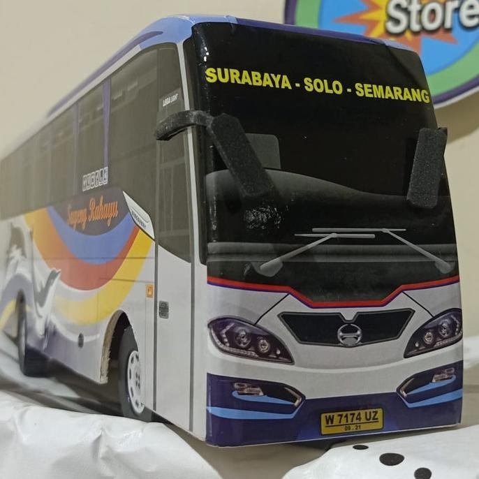 Jual miniatur bus bis mainan bus bis shd sugeng rahayu livery lumba ...